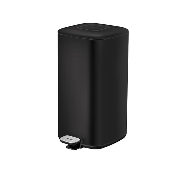 Balde Lixo em Inox Premium em Preto mate. Luiheld